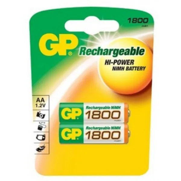 Battery Gp 180aahc Aa Nimh 1800mah (2 Pcs) - Storage Batteries - AliExpress