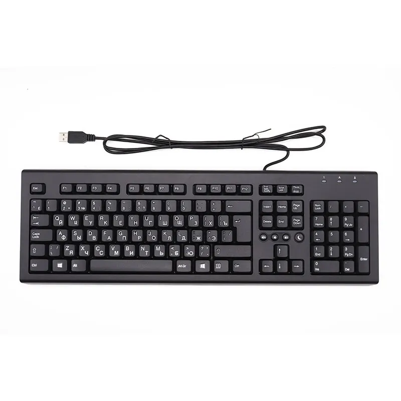 Teclado USB con cable para ordenador HP PR1101U, teclado Universal para ...