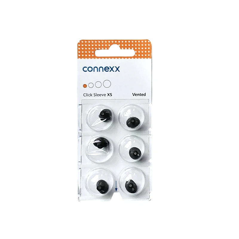 Original-Siemens-Signia-Pack-of-6-Click-Sleeve-Closed-Open-Fit-Vented ...