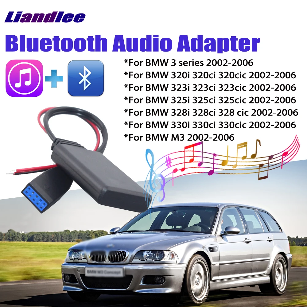 Cable de música inalámbrico para coche, adaptador de 10 pines para BMW ...