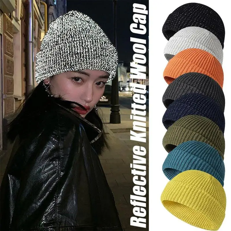 Reflective Winter Hats Men | Bonnet Reflective Winter | Reflective ...