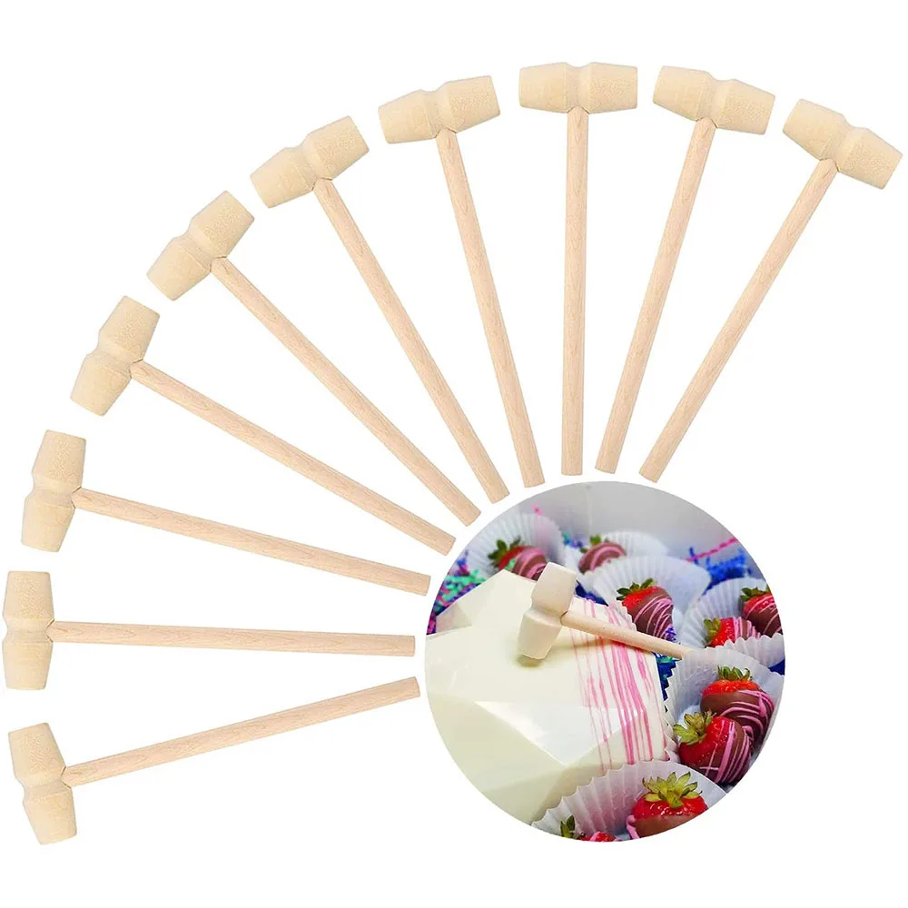 2Pcs-Mini-Wooden-Hammer-Multi-Purpose-Natural-Wood-Hammer-For-Chocolate ...