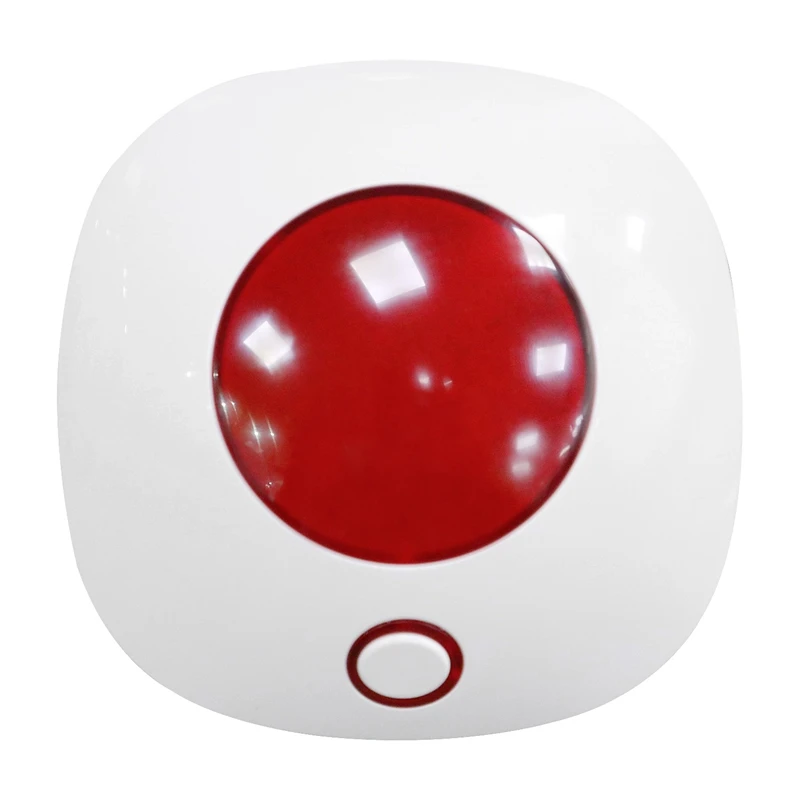 Wirelessly Alarm Sirens Security Sound & Light Alarm Host 110DB Home ...