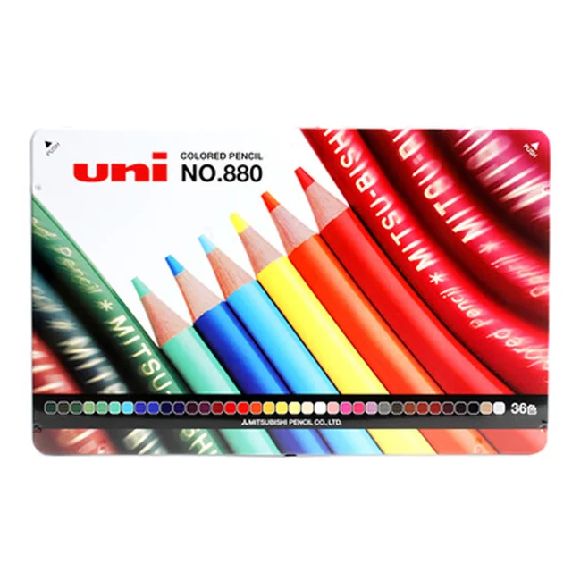 Mitsubishi Uni 880 Colored Pencils Art decor Colors Drawing Pencils ...