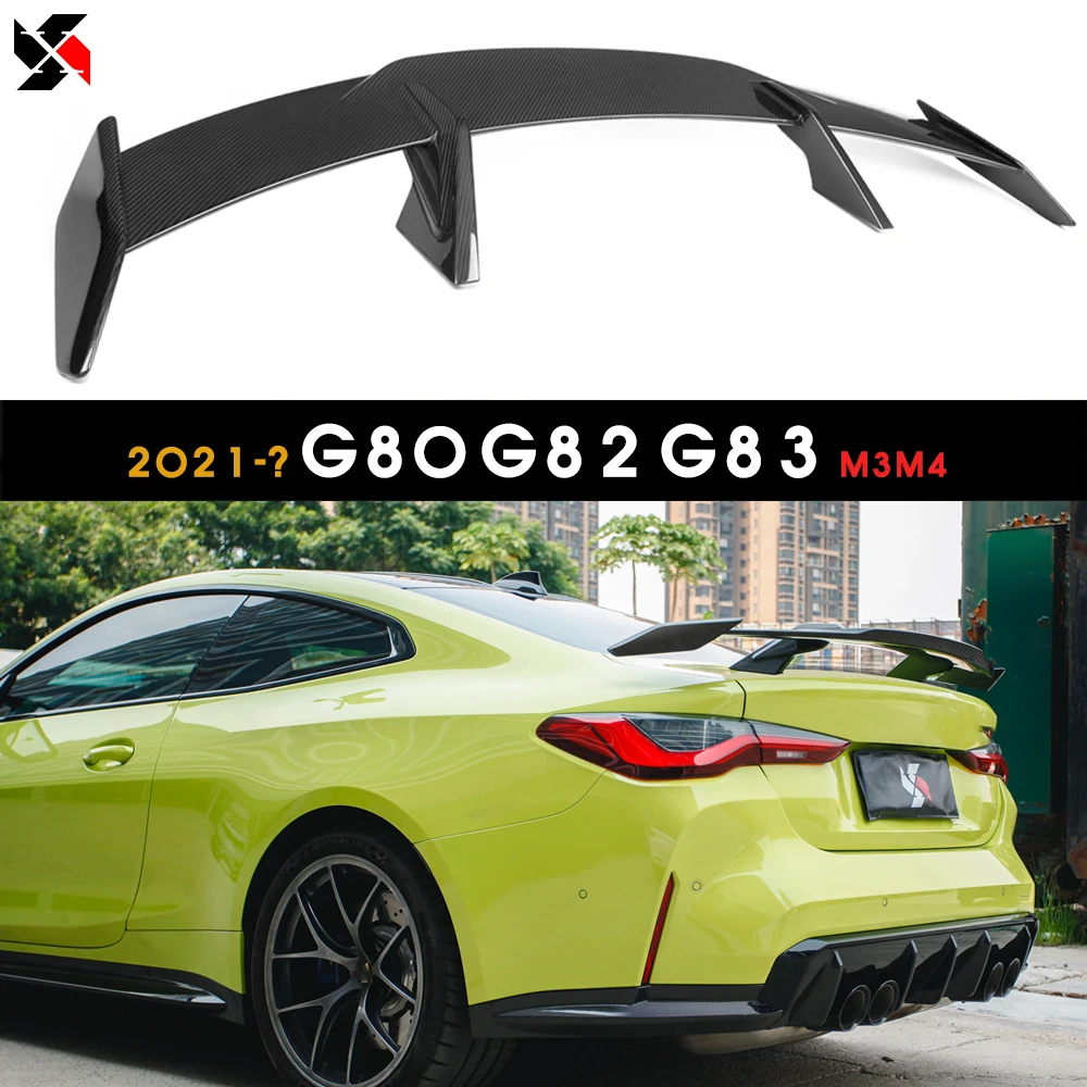 For BMW G80 G82 G83 M3 M4 4 Series G22 2021+ Auto Rear Trunk Spoiler ...