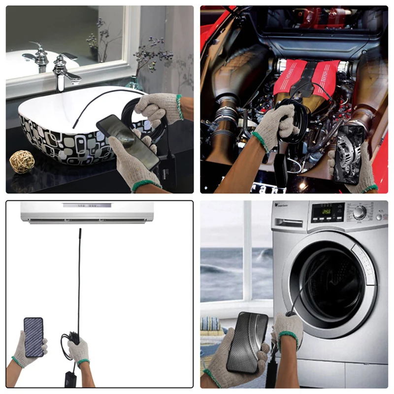 Other Security & Surveillance - 5.5MM HD WiFi Borescope Snake Camera ...