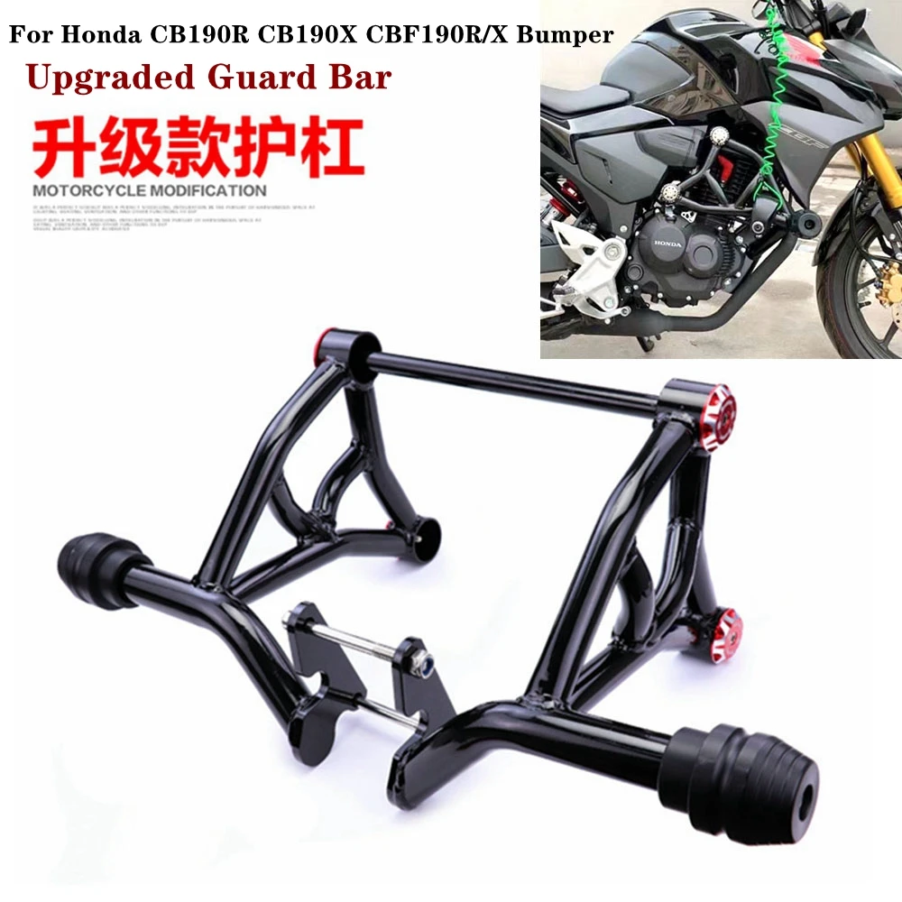 Barra de protección delantera de parachoques para motocicleta, accesorio modificado anticaída ...