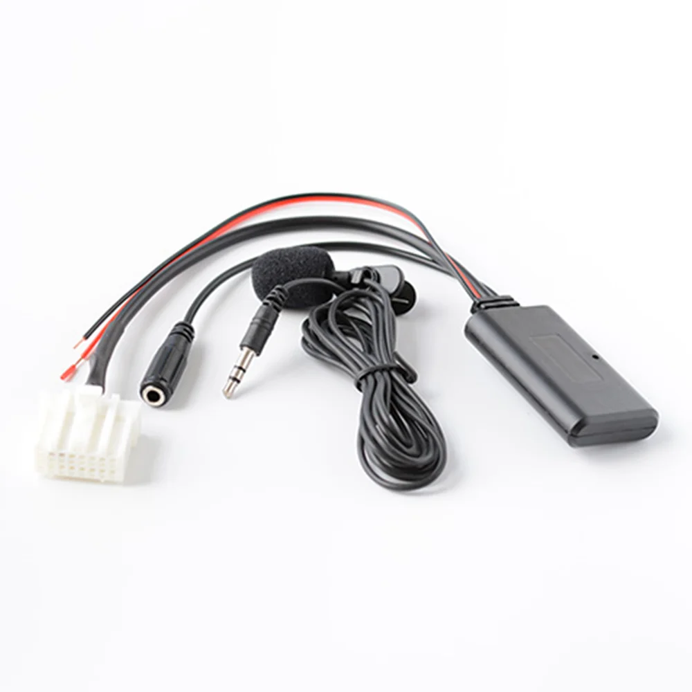 Car Bluetooth AUX Adapter Wireless Audio Phone Call Hands Free ...