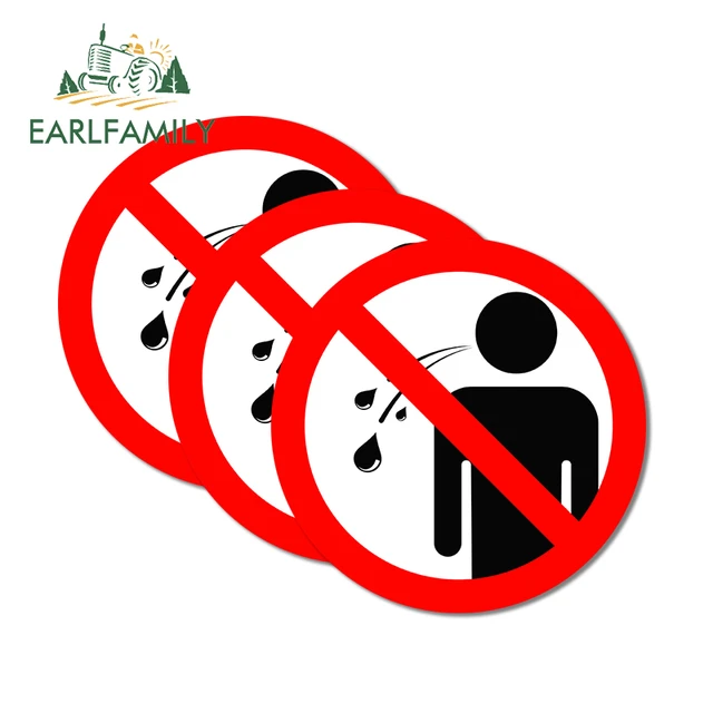 Funny No Spitting Sign