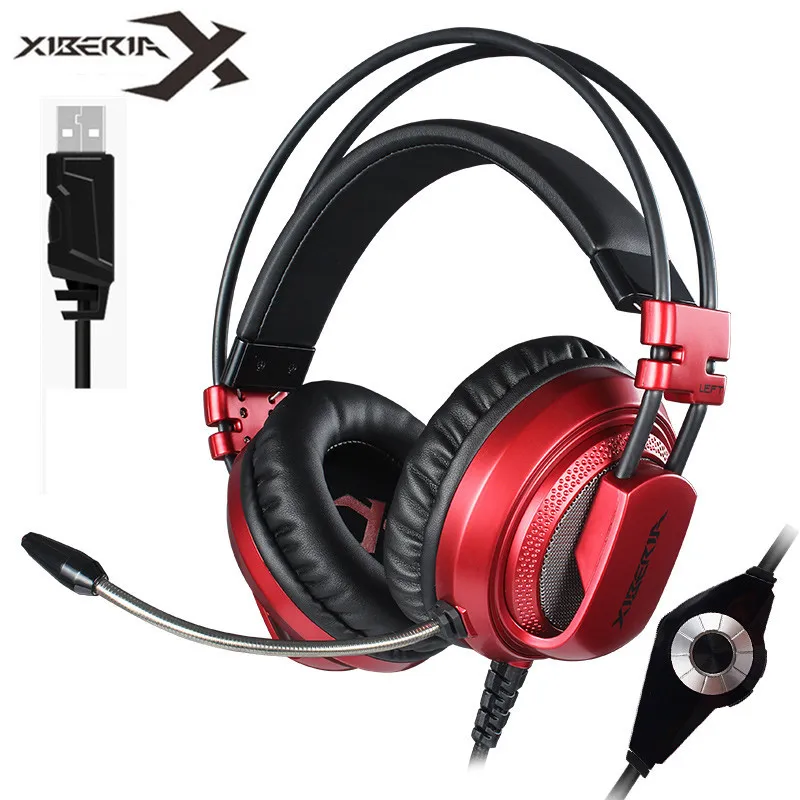 XIBERIA V10 Gaming Headset Casque USB 7.1 Headphones for PC Gamer ...