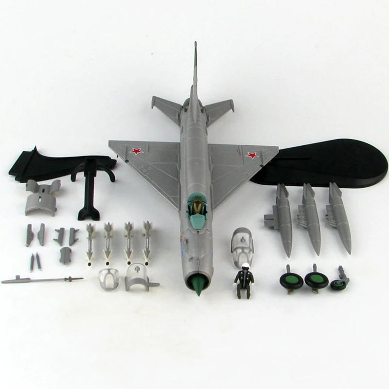 1/72 스케일 소련 공군 MIG 21 MIG21SMT 전투기 공군 다이 캐스트 항공기 비행기 모델 합금 AirlineToy ...