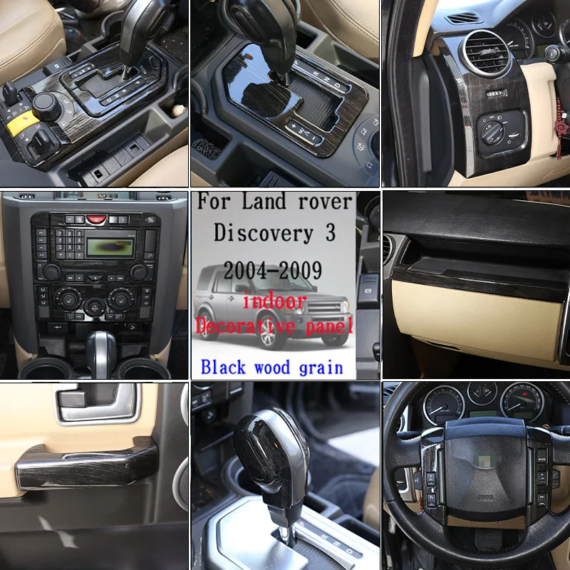 Black-Wood-Grain-Car-Modification-For-Land-Rover-Discovery-3-LR3-2004 ...