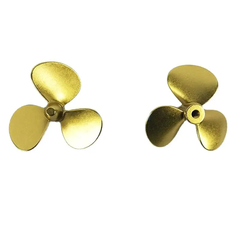 Hélice de Metal de 3 palas para barco a control remoto, modelo náutico ...