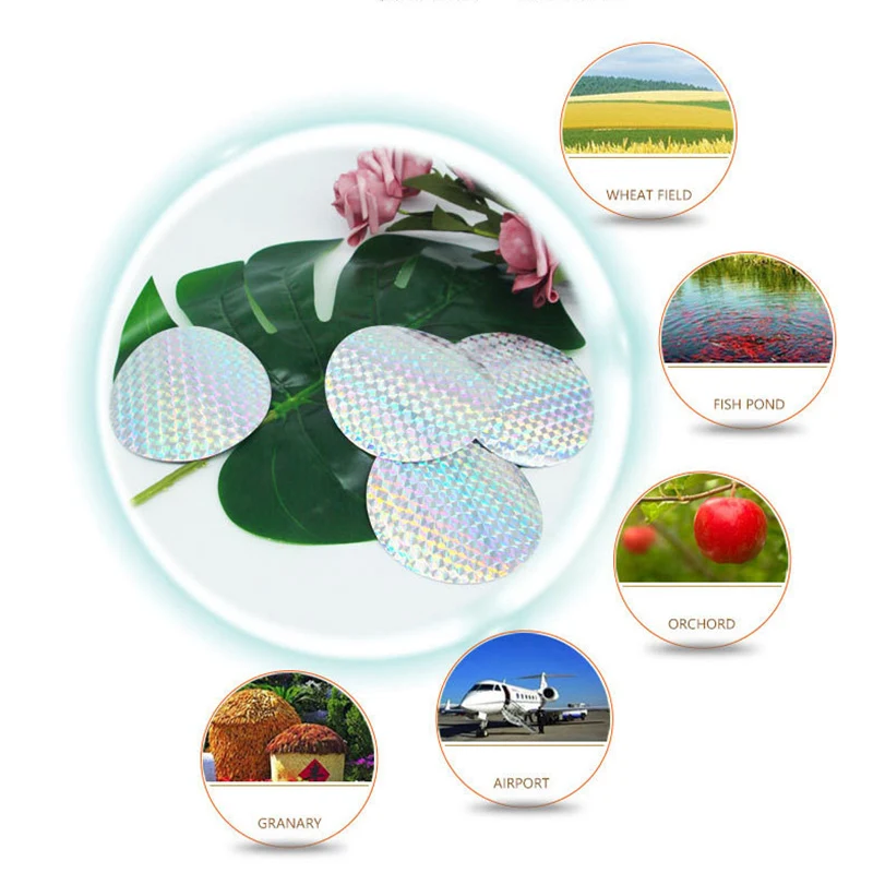 Répulsif,Bande répulsive anti-oiseaux, 20 pièces, bâton réfléchissant ...