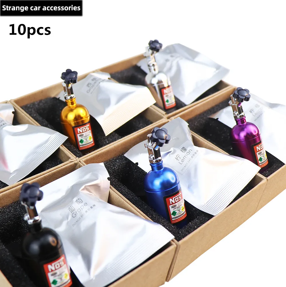 10pcs-NOS-nitrogen-bottle-shape-car-air-freshener-solid-aroma-diffuser ...