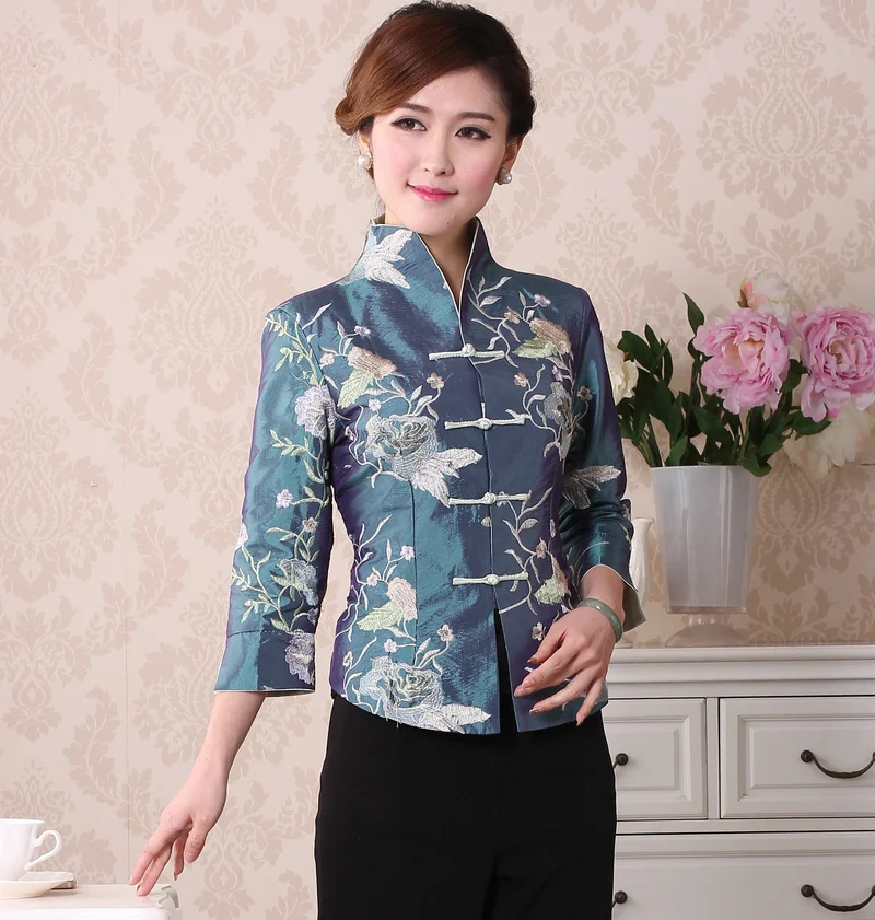 Traditional Chinese tops Tang suit women Jacket пальто short coat ...