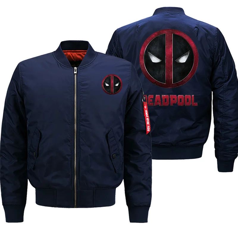 New Deadpool Cool Design Mens Jackets Oversize Bomber Jacket Men Autumn ...