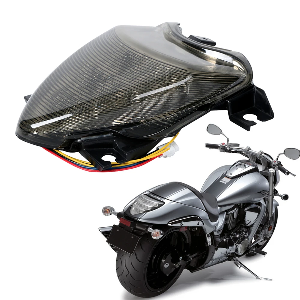 Motorcycle Rear Led Brake Light Taillight Turn Signal Light Integrated For Suzuki Boulevard ...