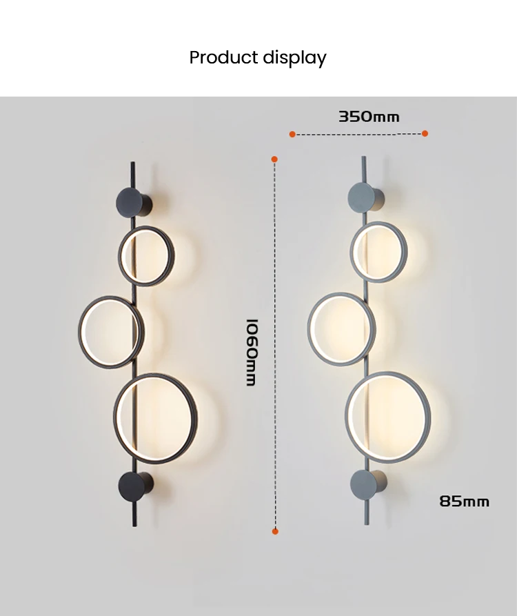 Ece - Nordic Linear Long LED Wall Light - Luna Light Studios ...
