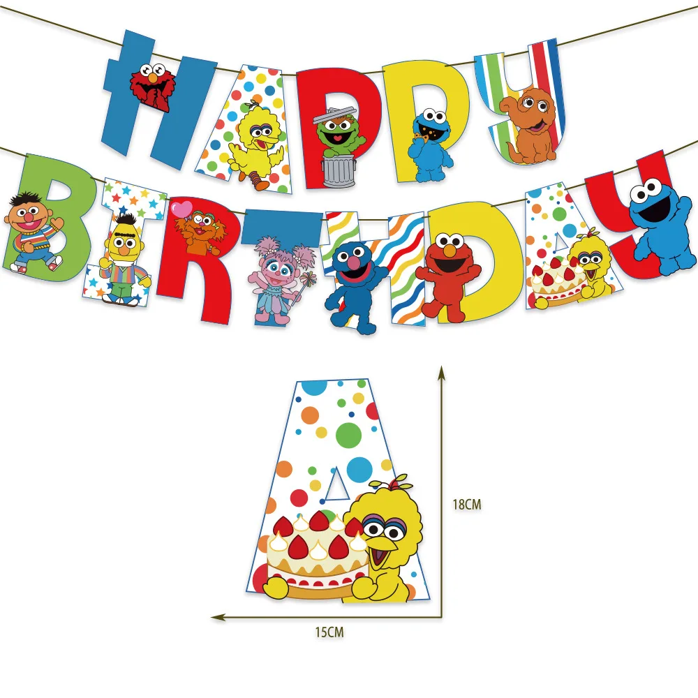 Sesame Street Birthday Sign