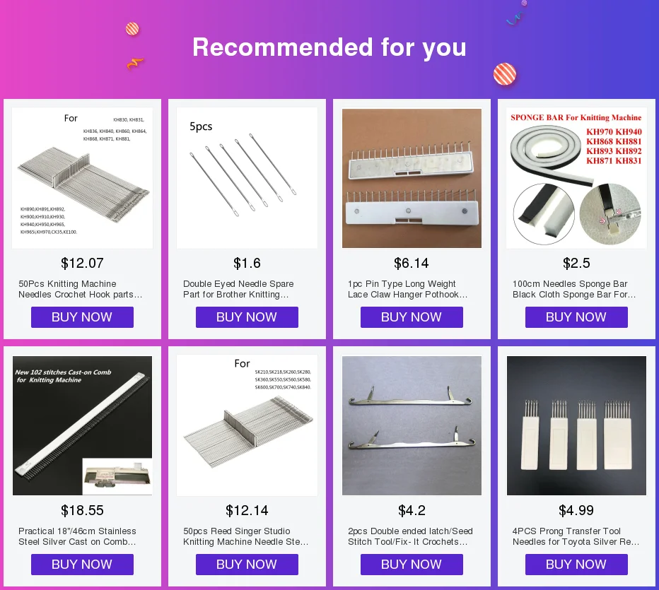 Brother Knitting Machine Spare Parts Standard Set Punch Card L R Point ...