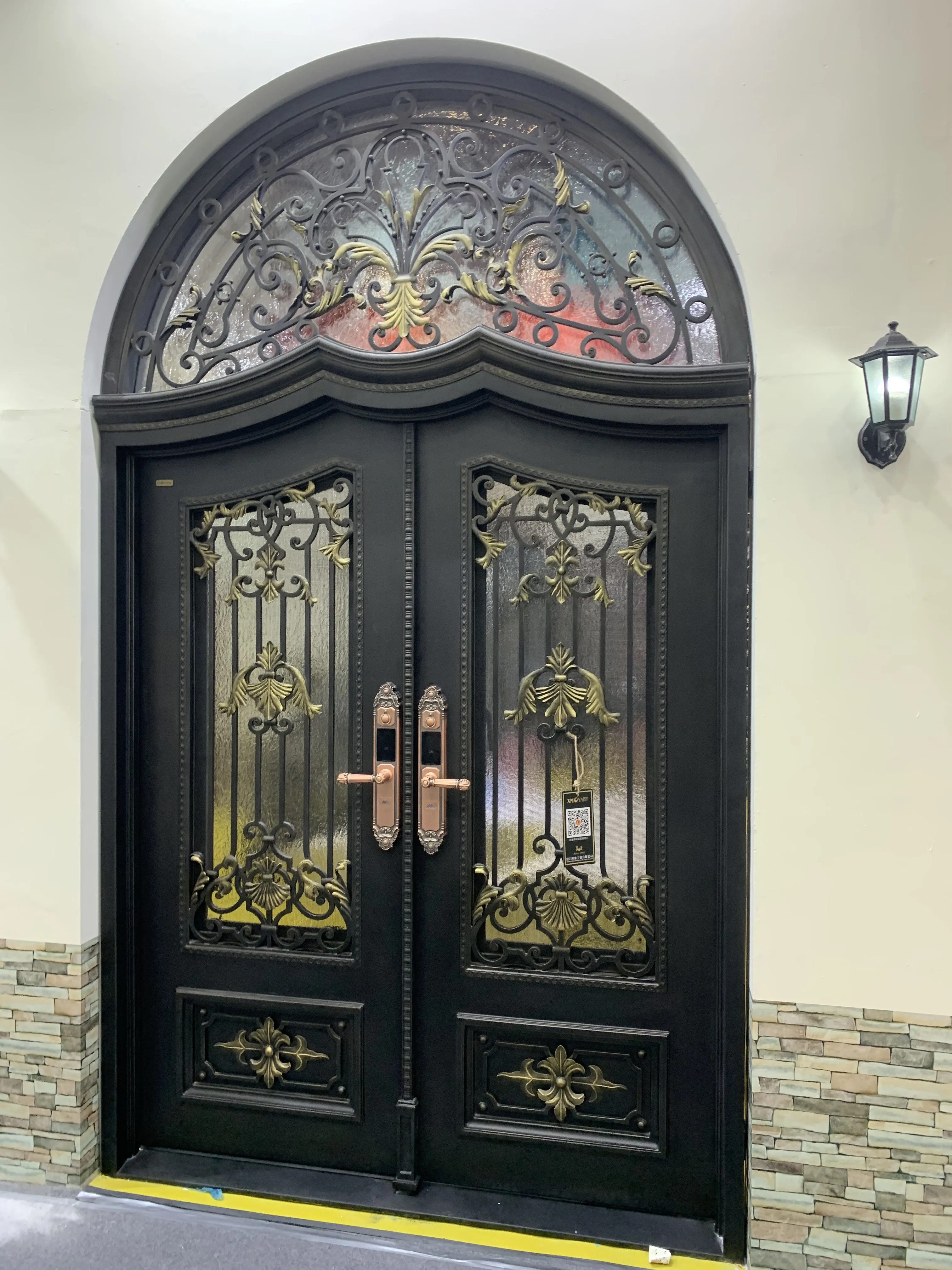 Rectangular Iron Privacy Gates