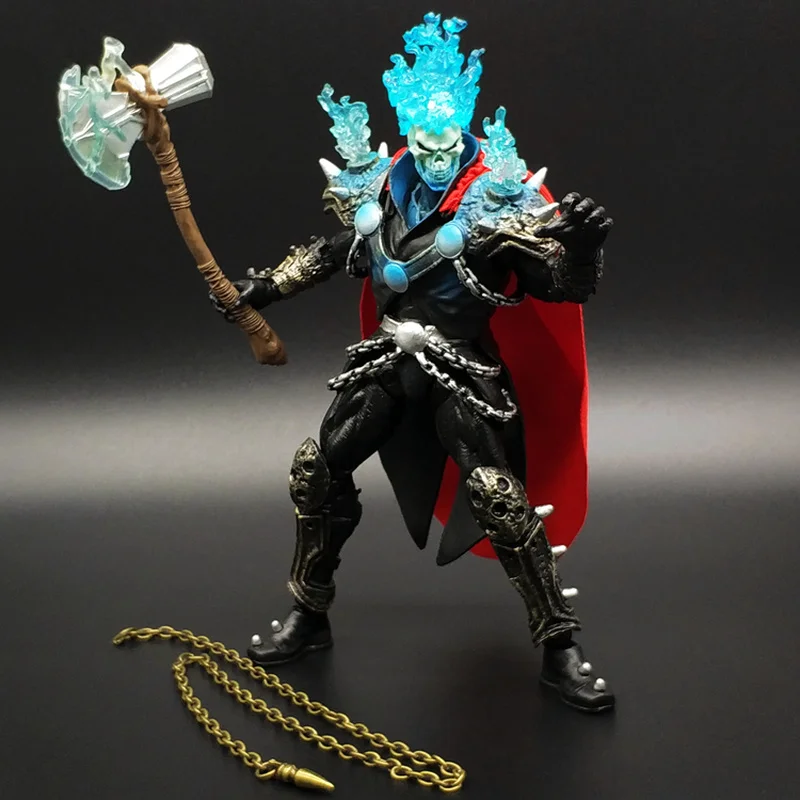 Hasbro Marvel Comics 9 Inch Ghost Rider Skeleton Motors Soul Chariot X ...