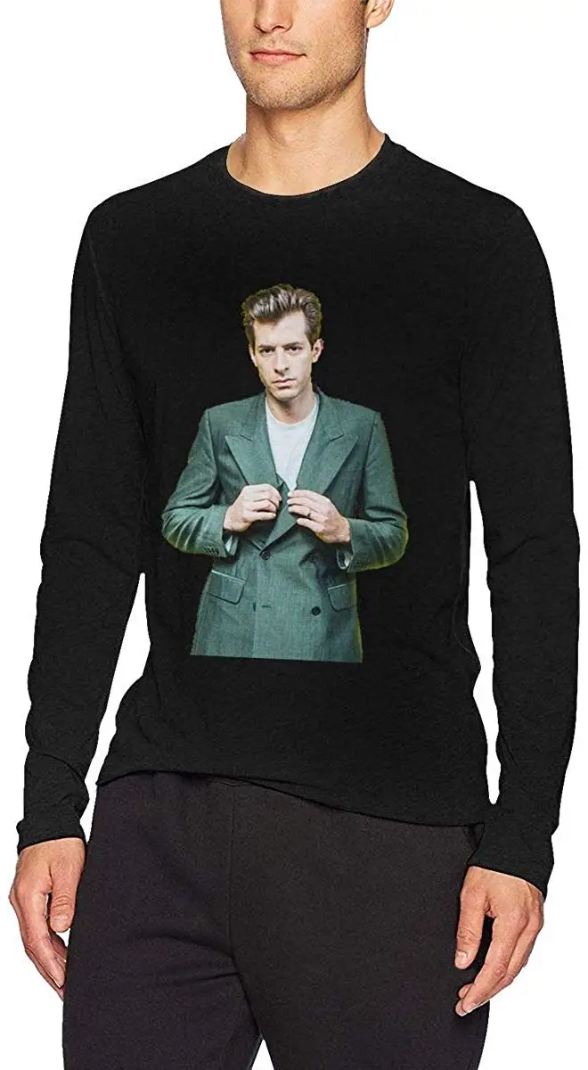 FGHFG Mark Ronson Mens manga larga TFGHFG camisa negro|Camisetas ...