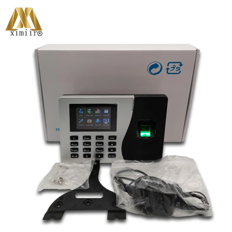 Review TCP/IP Biometric Fingerprint Time Attendance K14 Smart Attendance Clock Employee ...