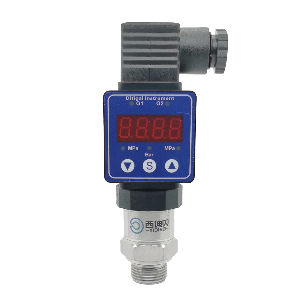 Pressure Transmitter With Led Display M20*1.5 12-36v 4-20ma 0.5% 0 ...