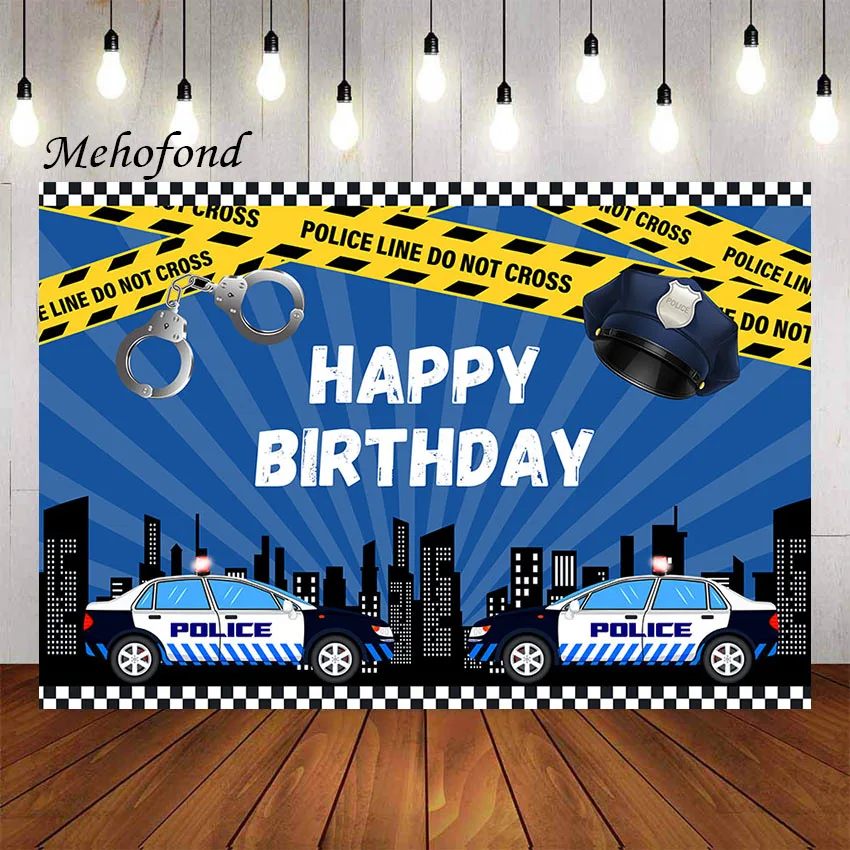 Mehofond-Police-Themed-Photography-Background-Policeman-Police-Child ...