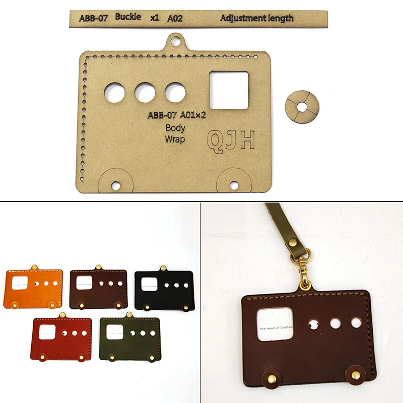 1Set Of Leather Craft Fashion Personality Creative Card Bus Access ...