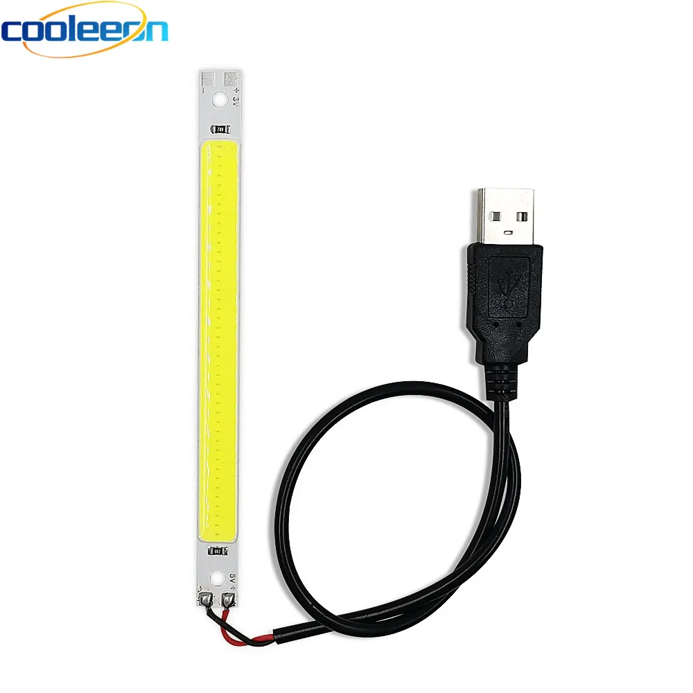 120x10mm-3V-3-7V-Battery-USB-Powered-COB-LED-Strip-Light-5V-Dimmable ...
