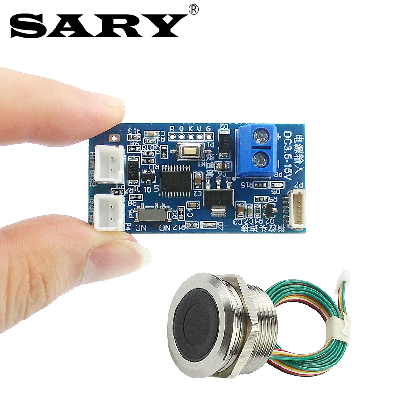 Sary Ujjlenyomat -Hozzáférés -Vezérlő Relé Tábla Dc12V -Ellenőrző Modul ...