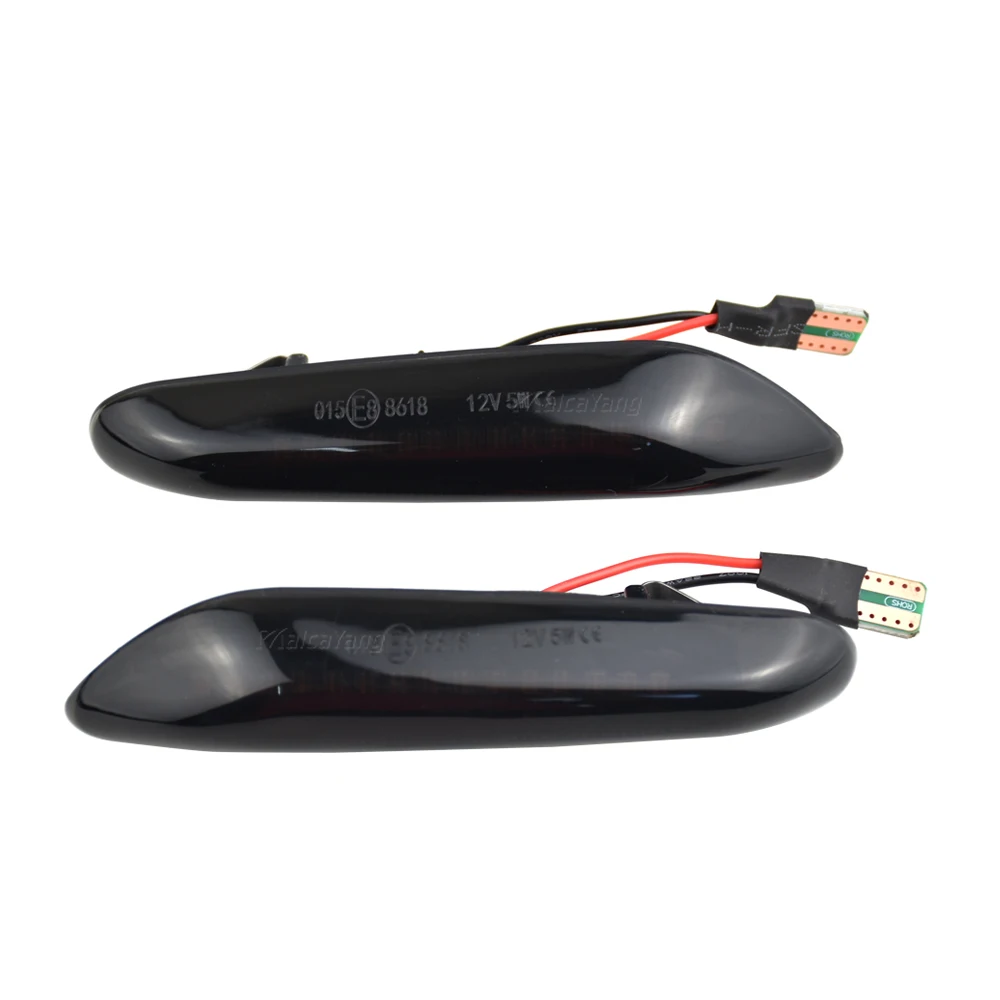 LED Dynamic Side Marker Sequential Blinker Turn Signal Light For BMW ...
