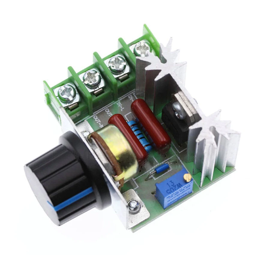 2000W Thyristor High Power Electronic Voltage Regulator AC 220V ...