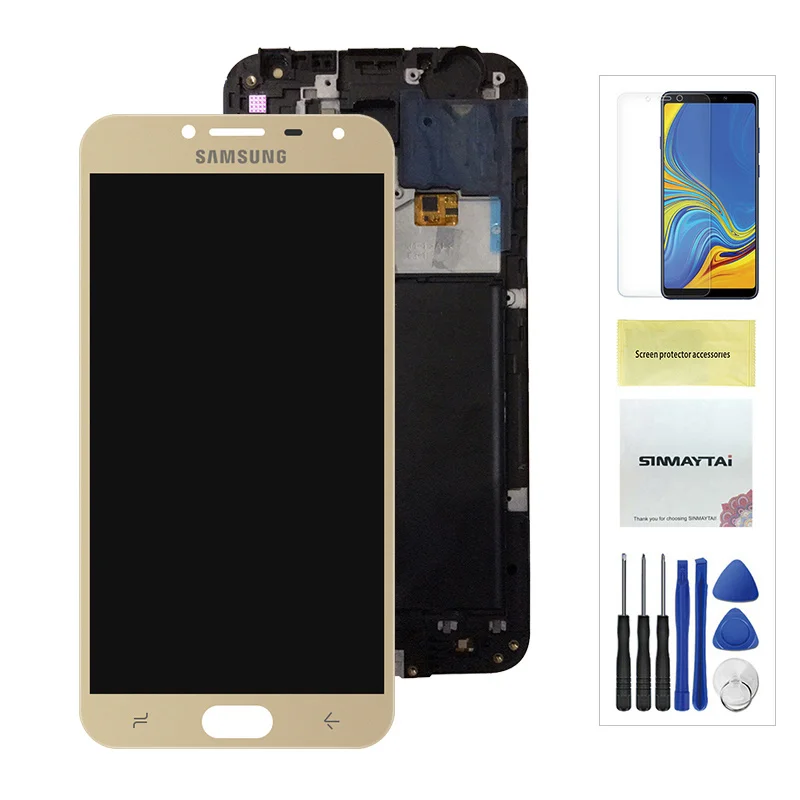 J400 дисплей для samsung Galaxy J4 J400F lcd SM-J400F/H/P/M/G/DS кодирующий преобразователь ...