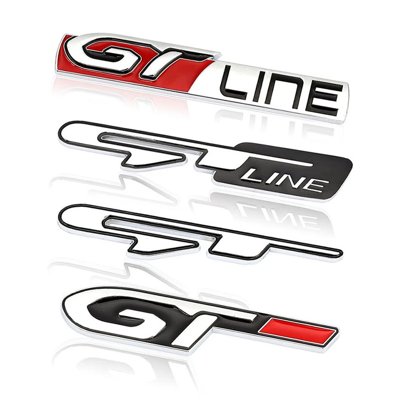 Car Sticker GT Line for Peugeot GT RCZ 308 508 3008 5008 KIA Forte ...