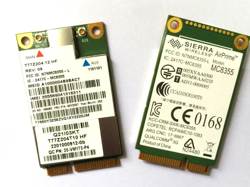 Mc8355 Gobi3000 Mini Pci-e Wifi Express Wwan Card For Thinkpad L520 ...