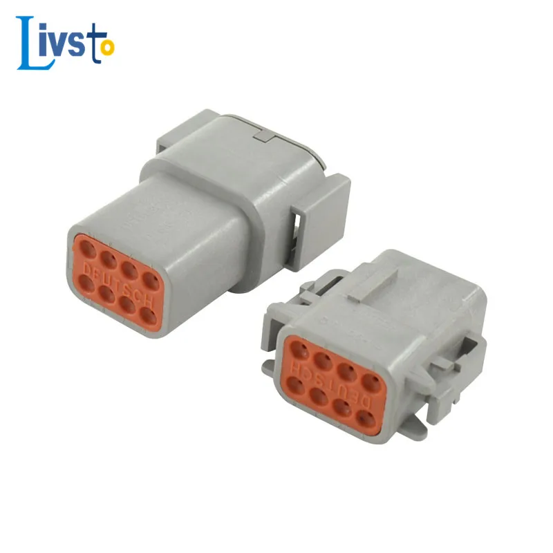 10 Set 8Pin Way Deutsch DTM Waterproof Connector With Pins Automotive ...