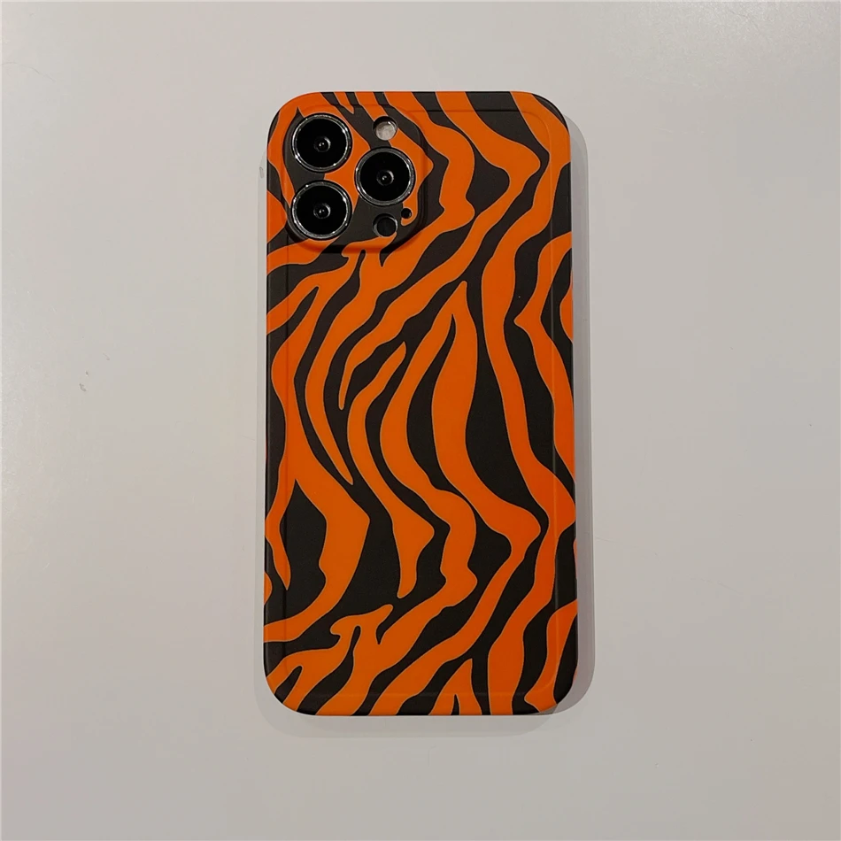 Luxury Tiger Case Iphone Soft | Tiger Phone Cover Iphone | Matte Tiger ...