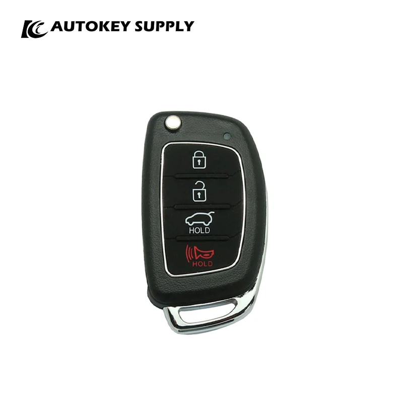 For-Hyundai-I10-I20-I30-4-Buttons-Remote-Flip-Key-With-Hold-In-Red ...