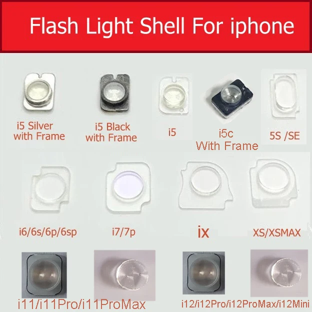 Flash-Light-Shell-Flex-Plastic-Bracket-Clip-For-iPhone-5-5c-5s-5se-6-6s ...