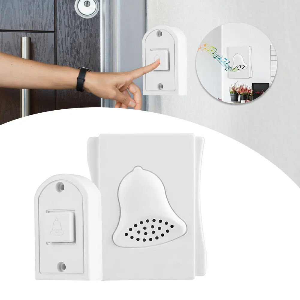 Home-Wire-Doorbell-Chimes-Doorbell-Button-Receiver-Remote-Smart-Calling ...