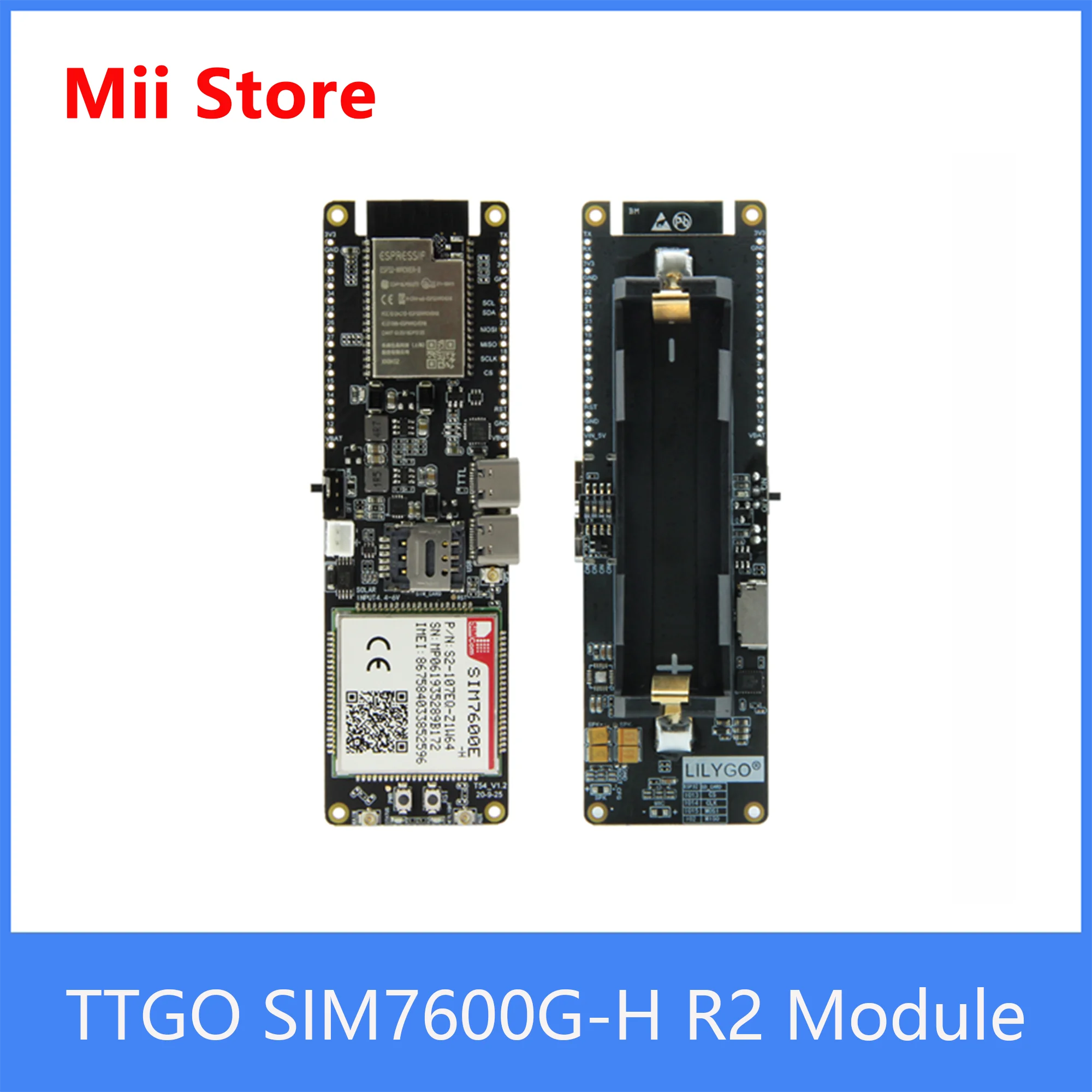 LILYGO®TTGO SIM7600E H / SIM7600G H R2 모듈 ESP32 WROVER B 칩 WiFi BLE ...
