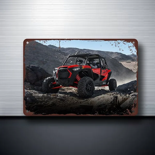 RZR XP 4 Turbo SxS Notice Signs Metal Sign Art Painting Metal Sign ...