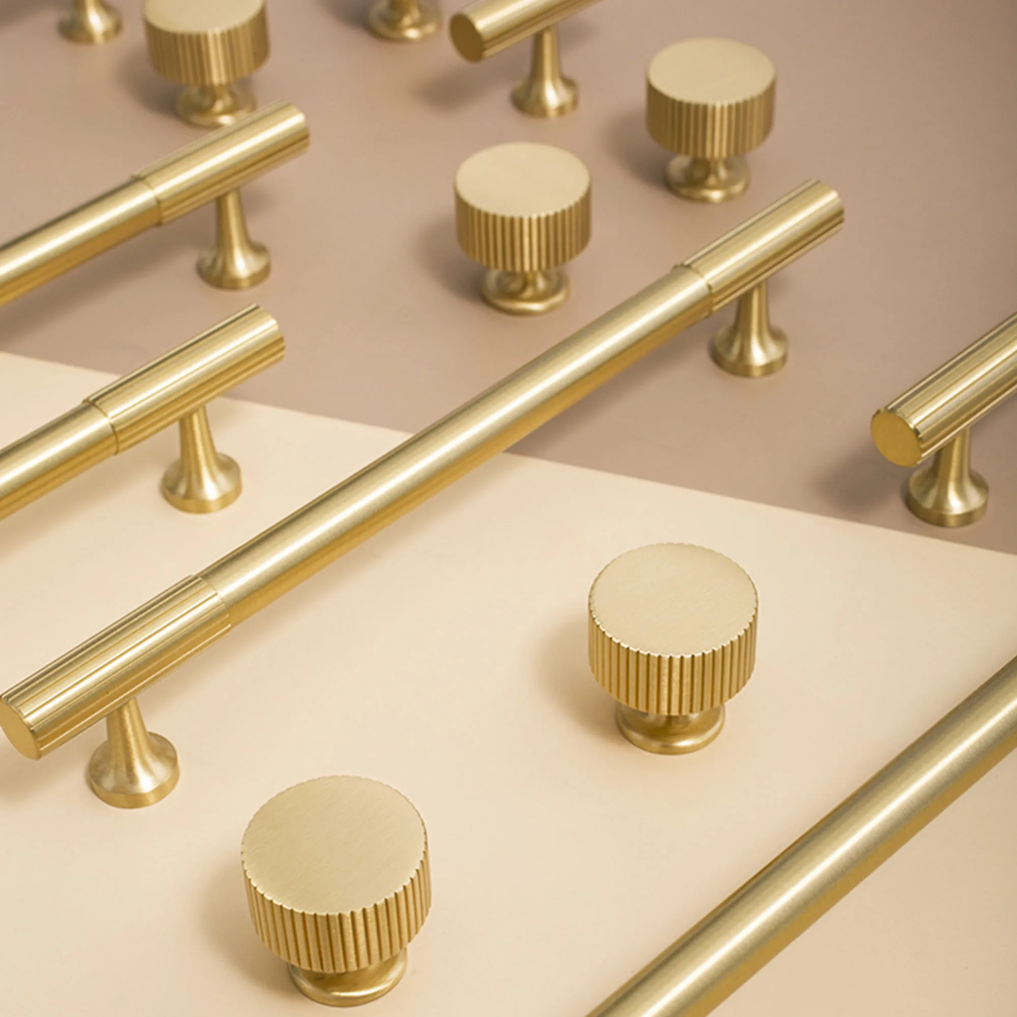 Modern Brass Cabinet Pulls