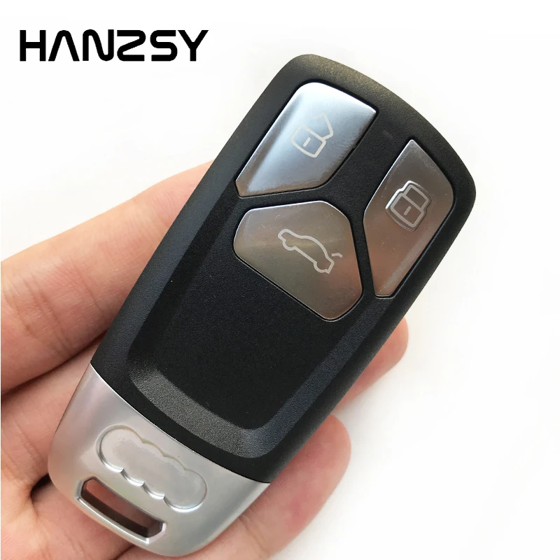 3 Buttons Car Remote Key Case For Audi Q7 Sq7 A4l A5 S5 2016 2017 2018 ...