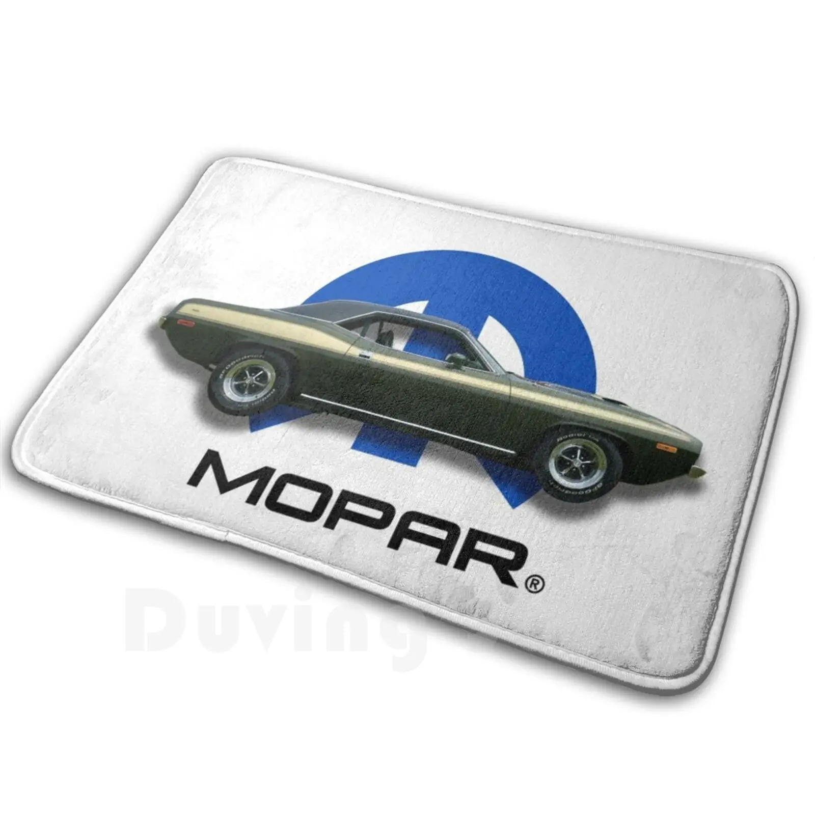 Plymouth-Cuda-340-Mopar-Muscle-Car-Carpet-Mat-Rug-Cushion-Soft-Mopar ...