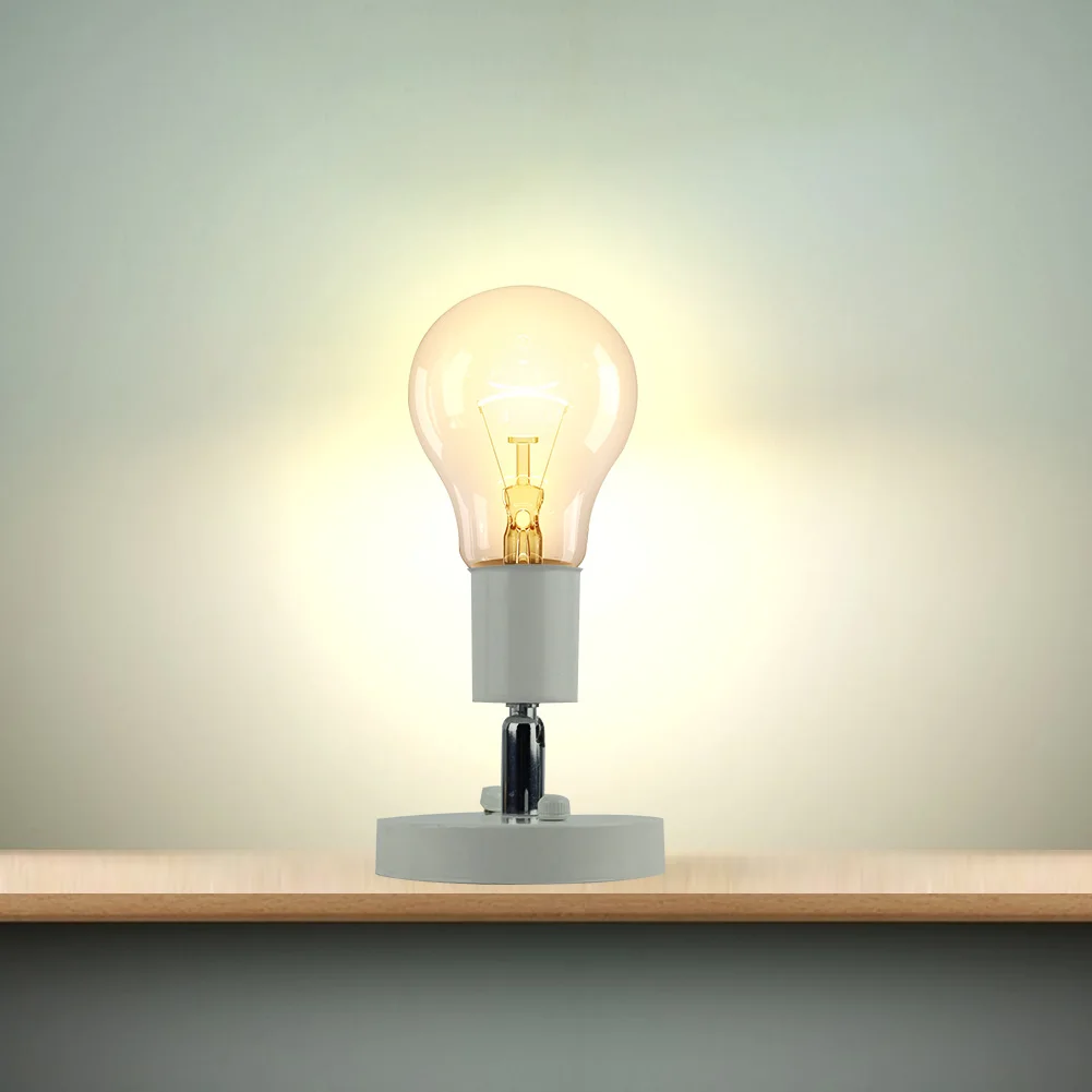 Lamp Base E27 Electroplating Mental Vintage Antique Ceiling Table Screw ...